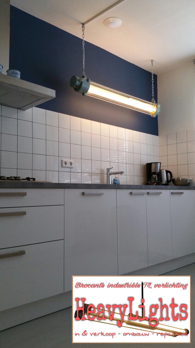 Brocante Industriële TL Verlichting - Klanten foto's